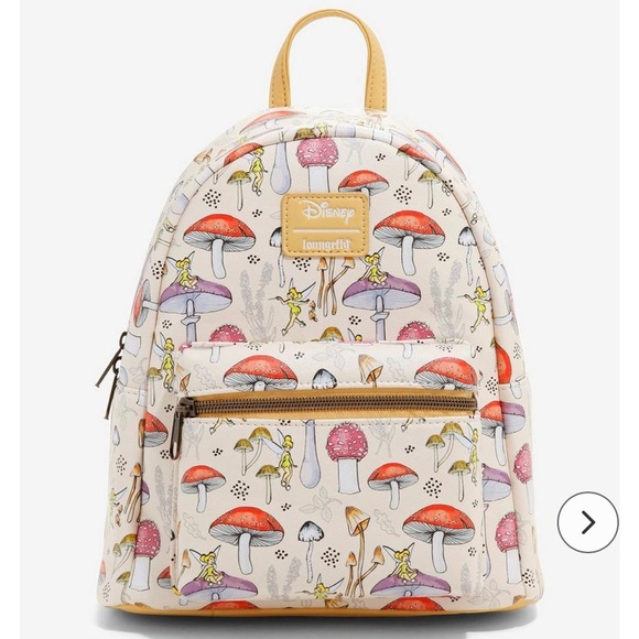Loungefly | Bags | Loungefly Disney Peter Pan Tinkerbell Mushroom Mini ...